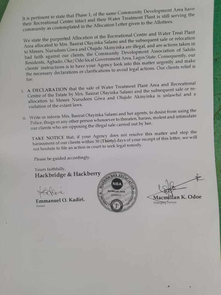 FHA Forsakes Lagos Estate as Foreign Agents Target Public Water Tanks ...